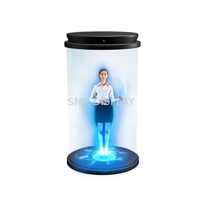 2025 10.1inch 3D hologram cylinder transparent screen Interactive ...